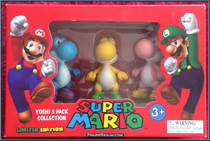 Yoshi 3-Pack - Super Mario - Multi-Packs - PopCo Entertainment Action ...