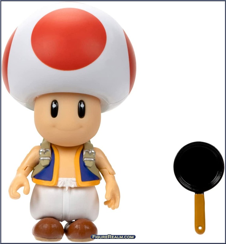 Toad (Frying Pan) - Super Mario Bros. - Movie - 5" Scale - Jakks ...