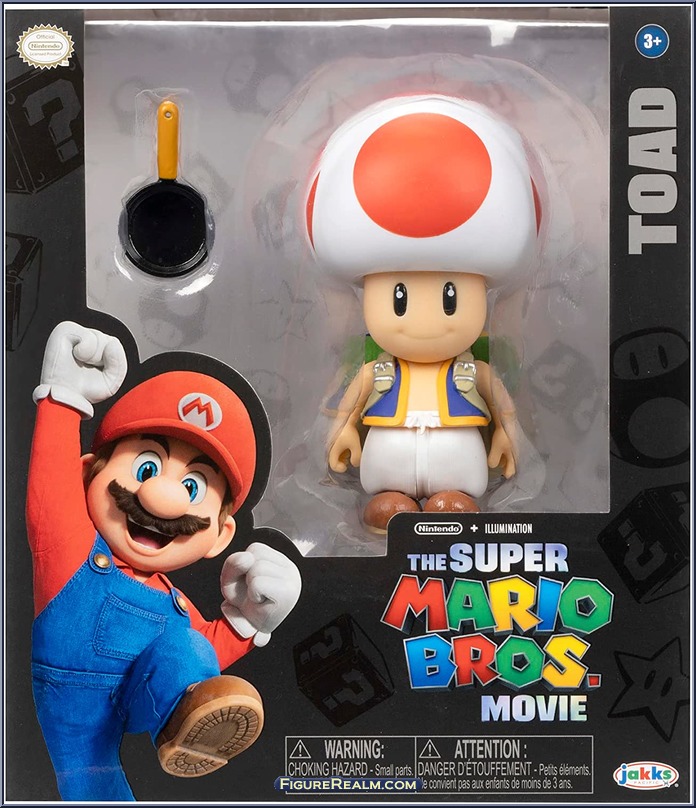 Toad (Frying Pan) - Super Mario Bros. - Movie - 5" Scale - Jakks ...