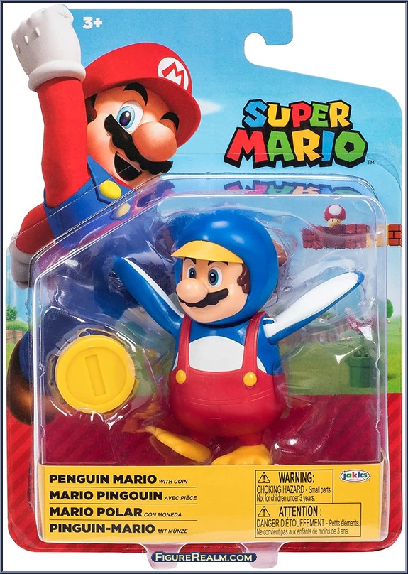 Penguin Mario (with Coin) - Super Mario - Basic Series - Jakks Pacific ...