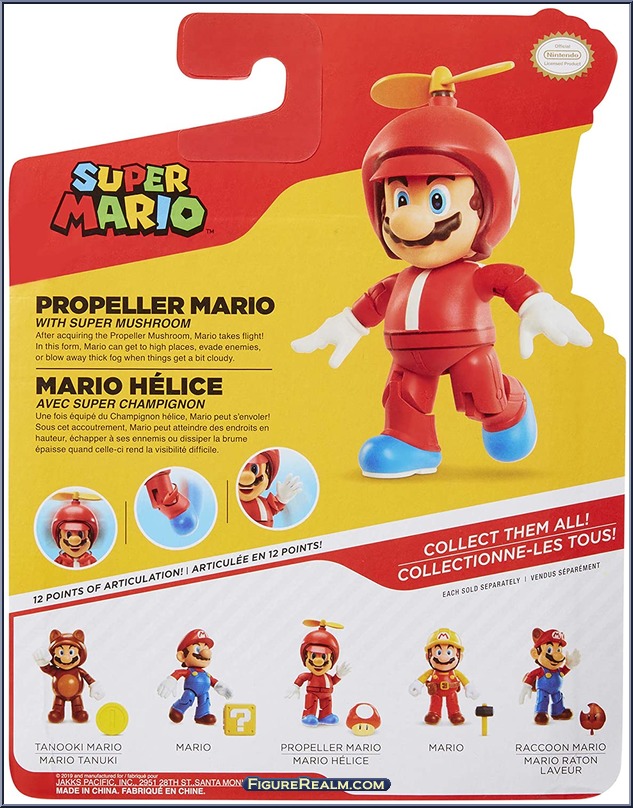 Propeller Mario (with Super Mushroom) - Super Mario - Basic Series ...