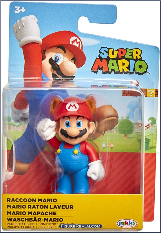 Raccoon Mario - Super Mario - Mini - Jakks Pacific Action Figure