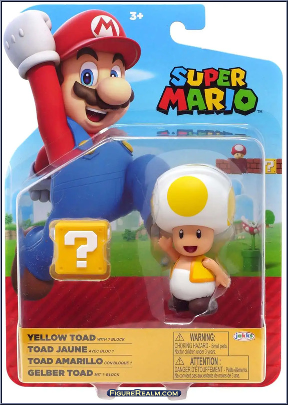 Toad (Yellow) (with Question Block) - Super Mario - Basic Series ...