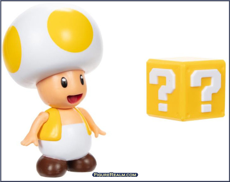 Yellow Toad (with Question Block) - Super Mario - Basic Series - Jakks ...