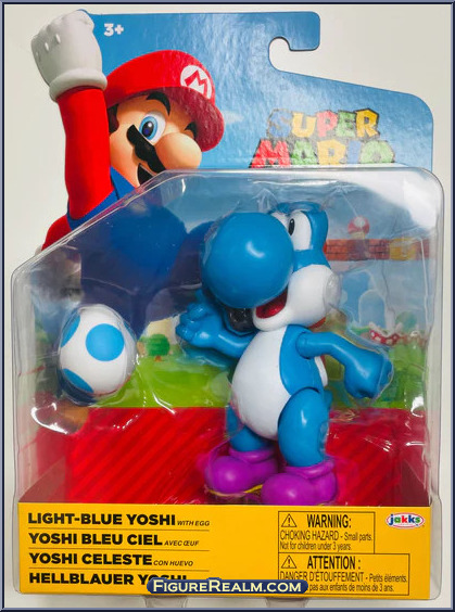 Yoshi (Light-Blue) (with Egg) - Super Mario - Basic Series - Jakks ...