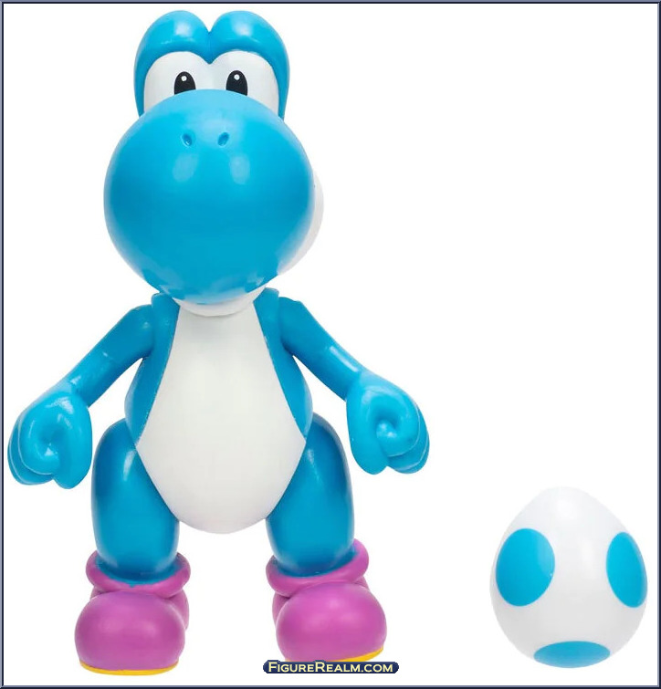 Yoshi (Light-Blue) (with Egg) - Super Mario - Mini - Jakks Pacific ...