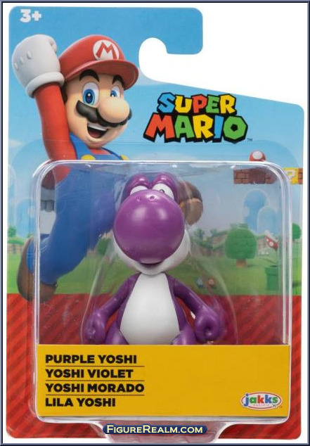 Yoshi (Purple) - Super Mario - Basic Series - Jakks Pacific Action Figure