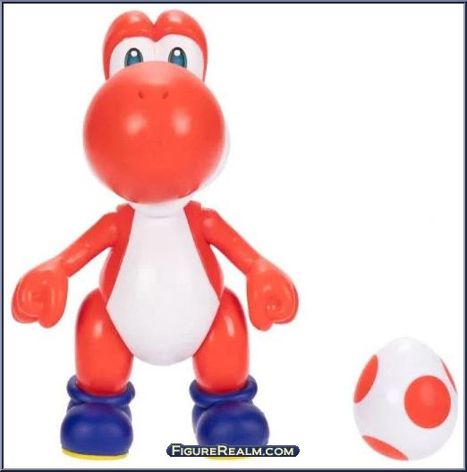 Yoshi (Red) (with Egg) - Super Mario - Basic Series - Jakks Pacific ...