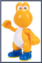 Yoshi (Orange) - Super Mario - Mini - Jakks Pacific Action Figure
