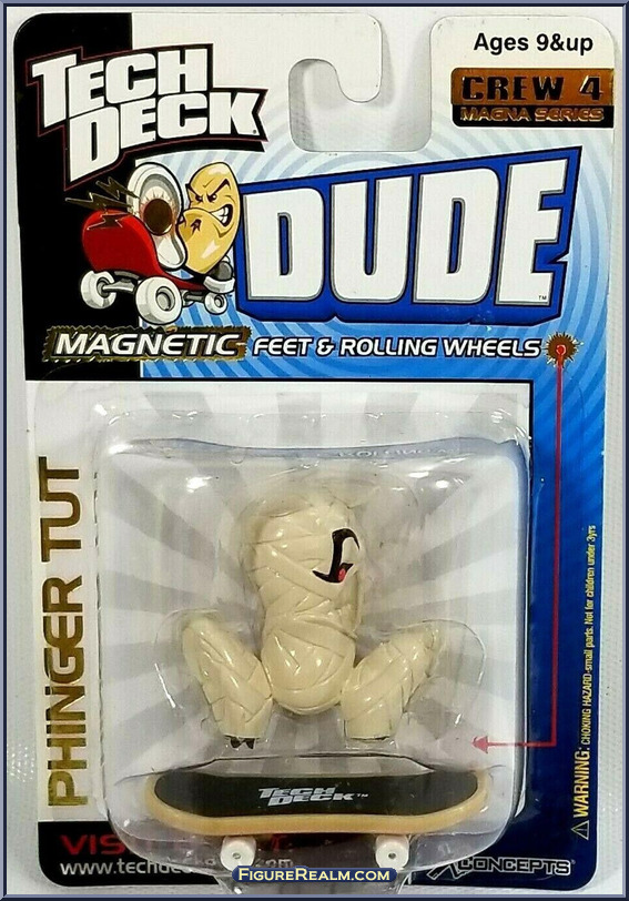 Phinger Tut - Tech Deck Dude - Crew 4 - Magna Series - X-Concepts ...