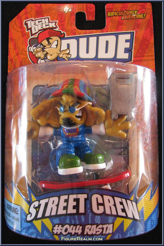 Rasta - Tech Deck Dude - Street Crew - X-Concepts Action Figure