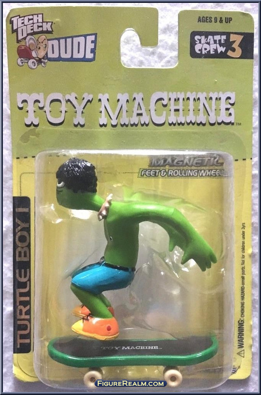 Turtle Boy 1 (Toy Machine) - Tech Deck Dude - Skate Crew 3 - X-Concepts ...