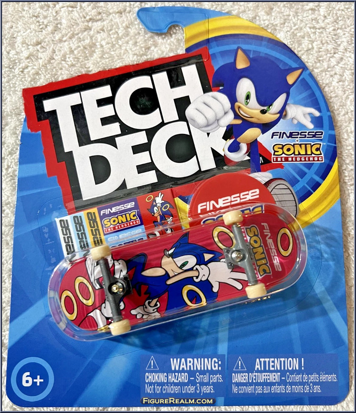 Skateboard #3 - Tech Deck - Sonic - Fenesse - Spinmaster Action Figure
