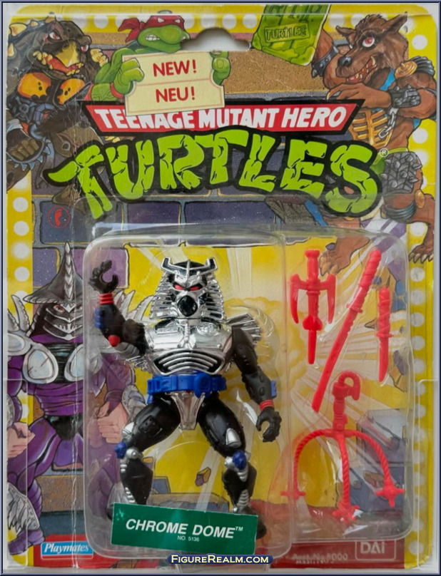 Chrome Dome - Teenage Mutant Ninja Turtles - 1991 - Basic Figures ...