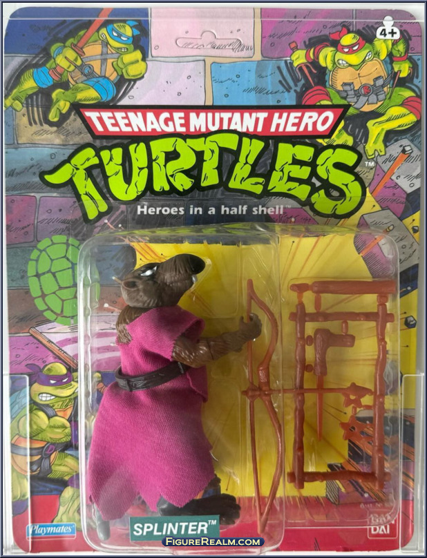 Splinter - Teenage Mutant Ninja Turtles - 1988 - Basic Figures ...