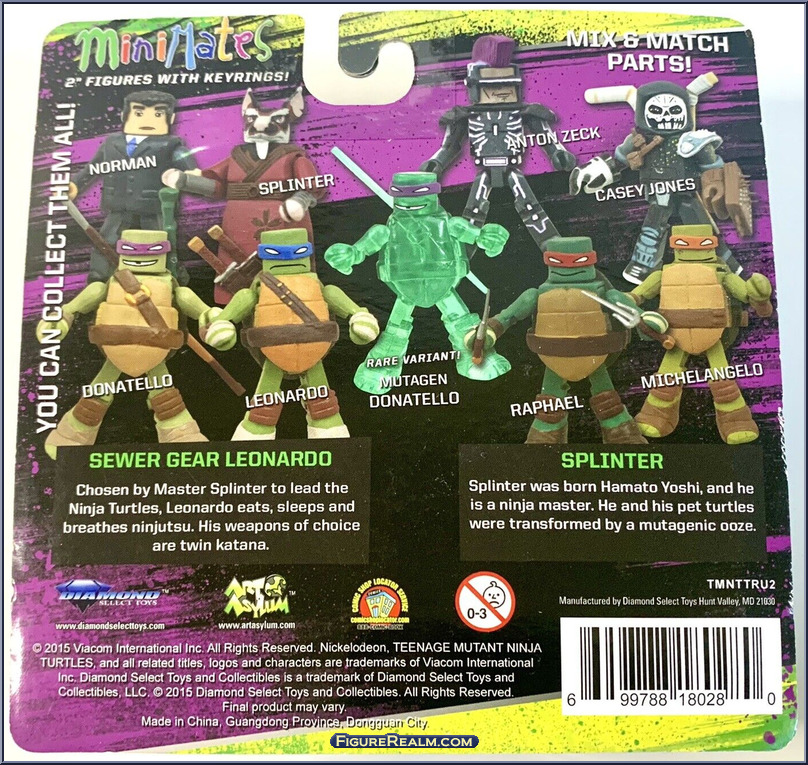 Sewer Gear Leonardo / Splinter - Teenage Mutant Ninja Turtles ...