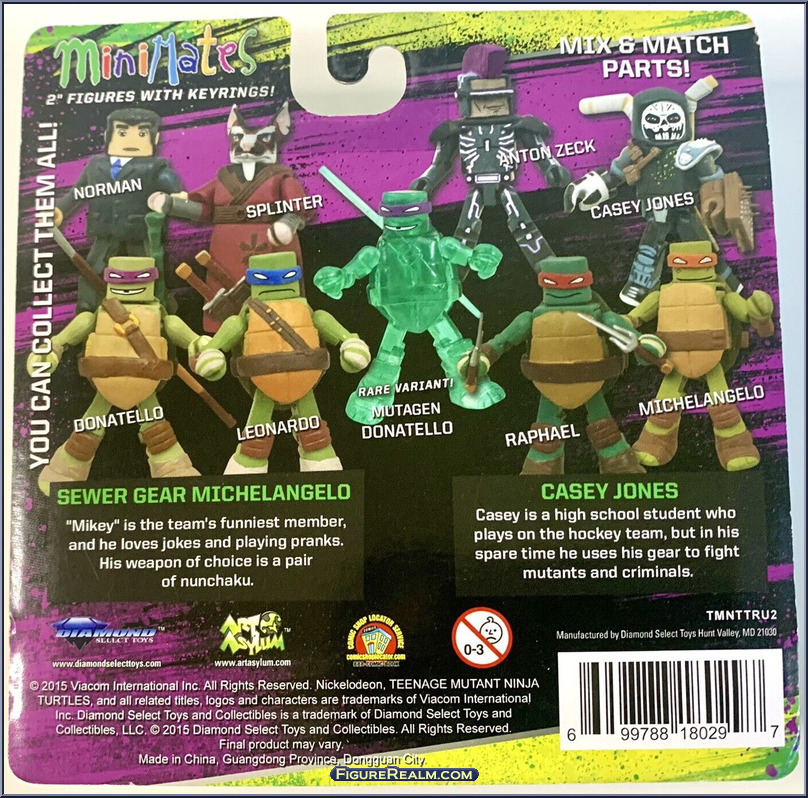 Sewer Gear Michelangelo / Casey Jones - Teenage Mutant Ninja Turtles ...