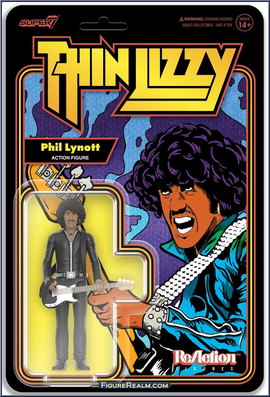 Phil Lynott (Black Leather) - Thin Lizzy - ReAction Figures - Super7 ...