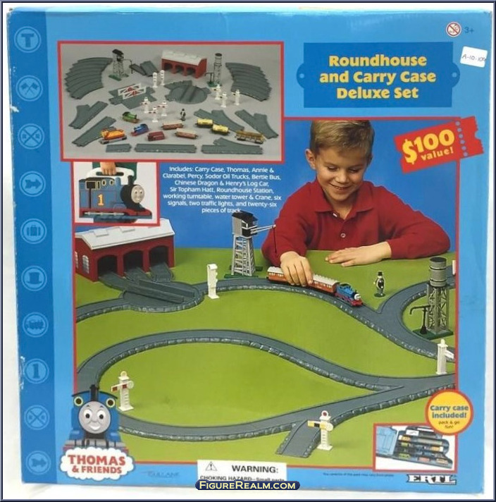 Roundhouse and Carry Case Deluxe Set - Thomas & Friends - Sets - ERTL Action Figure