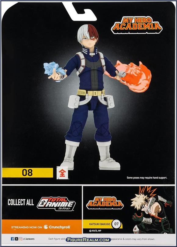 Shoto Todoroki - Total Anime - My Hero Academia - Jazwares Action Figure