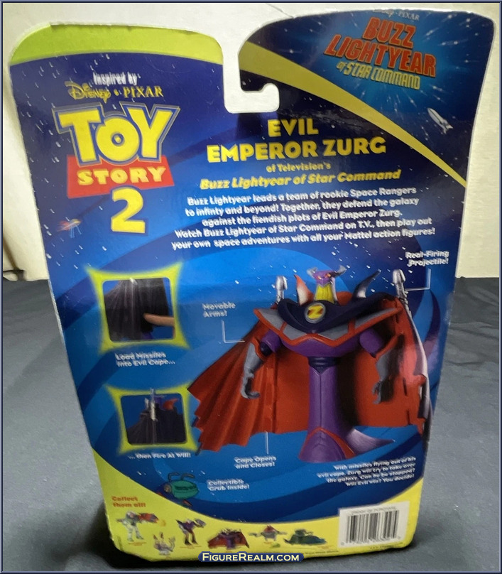 Evil Emperor Zurg - Toy Story 2 - Star Command - Mattel Action Figure