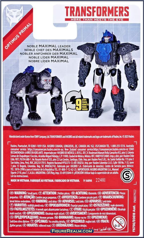 Optimus Primal - Transformers - Authentics - Bravo - Hasbro Action Figure