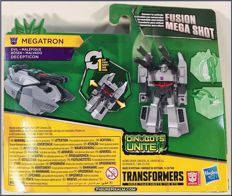 Megatron (Fusion Mega Shot) (Green) - Transformers - Bumblebee ...