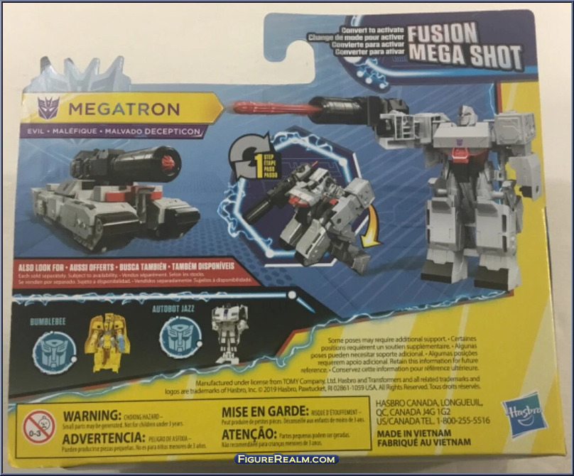 Megatron (Fusion Mega Shot) - Transformers - Cyberverse - Power of the Spark - 1-Step Changers ...