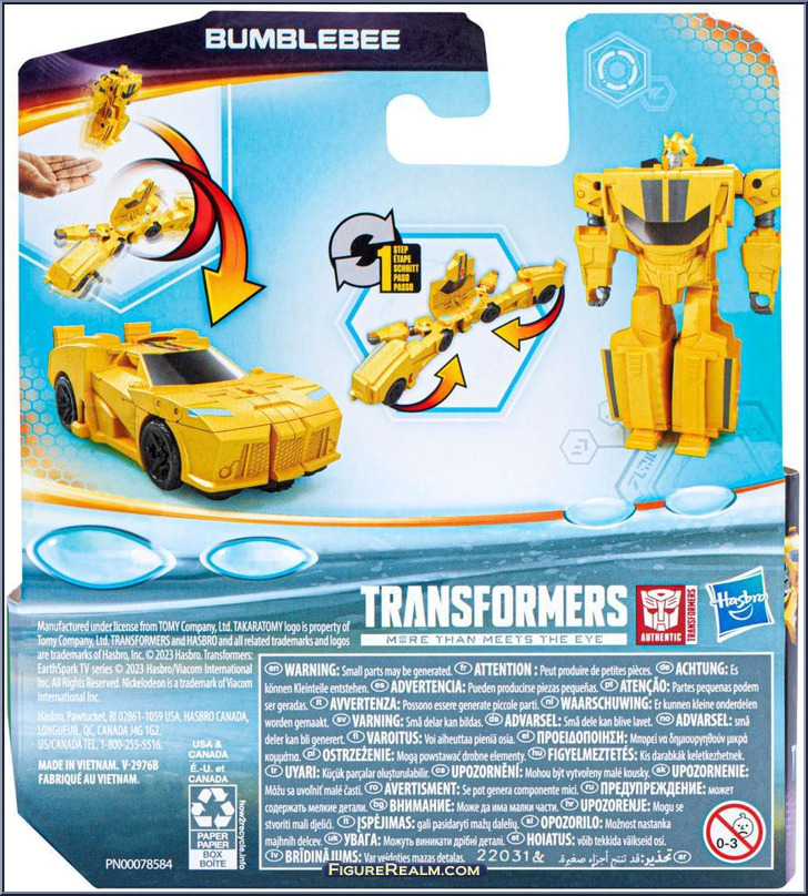 Bumblebee - Transformers - EarthSpark - 1-Step Flip - Hasbro Action Figure