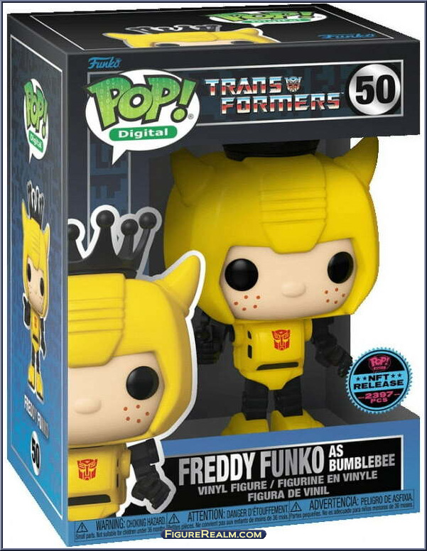 Freddy Funko as Bumblebee (NFT Release) - Transformers - Pop! Digital ...
