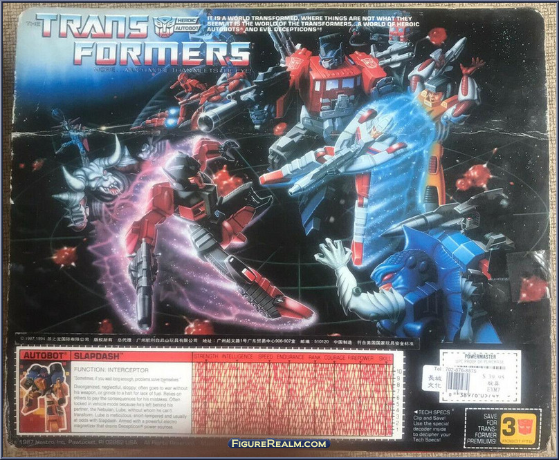 Slapdash (Powermaster) - Transformers - Generation 1 - Series 5 ...
