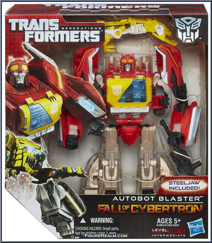 Blaster (Autobot) with Steeljaw - Transformers - Generations - Fall of ...