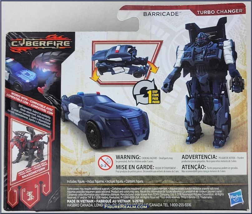 Barricade - Transformers - Last Knight - 1-Step - Hasbro Action Figure