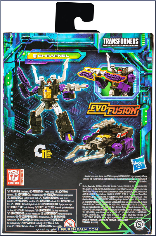 Shrapnel - Transformers - Legacy - Evolution - Deluxe Class - Hasbro Action Figure