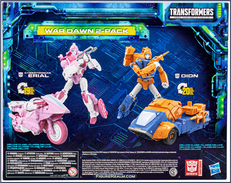 War Dawn 2-Pack (Erial / Dion) - Transformers - Legacy - Evolution ...