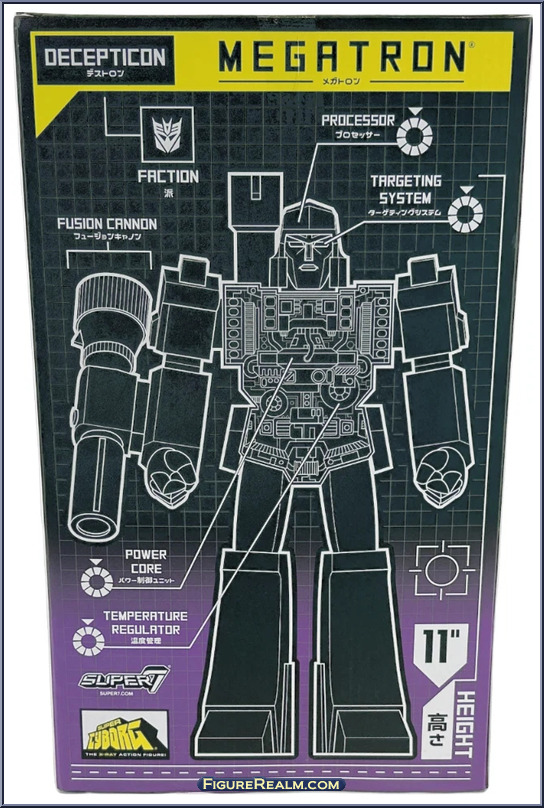 Megatron (Clear) - Transformers - Super Cyborgs - Super7 Action Figure