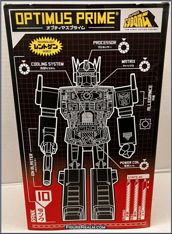 Optimus Prime (Clear) - Transformers - Super Cyborgs - Super7 Action Figure