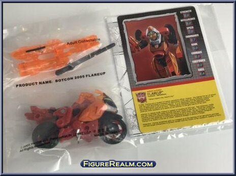 Flareup - Transformers - Timelines - Botcon - Hasbro Action Figure
