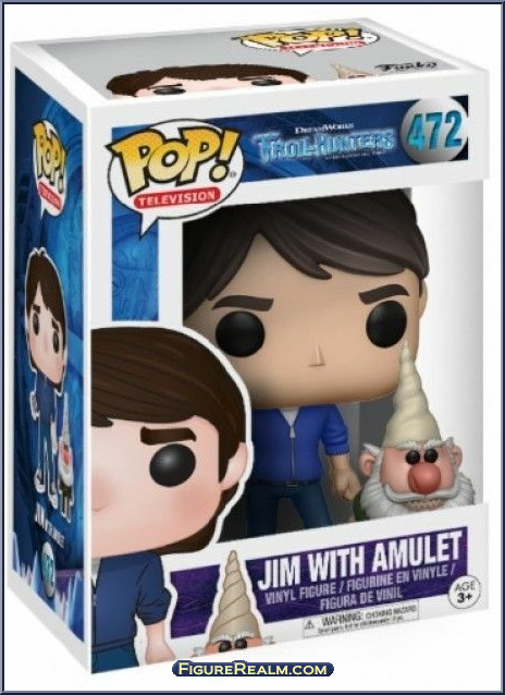 Jim with Amulet - Trollhunters - Pop! Vinyl Figures - Funko Action Figure