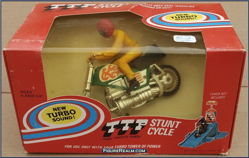 TTP Stunt Cycle - Turbo Tower of Power (TTP) - Basic Series - Kenner ...