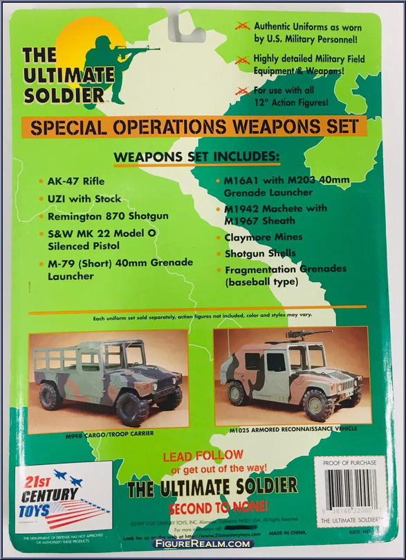 Special Operations Weapons Set - Ultimate Soldier - Accessories - 21st ...