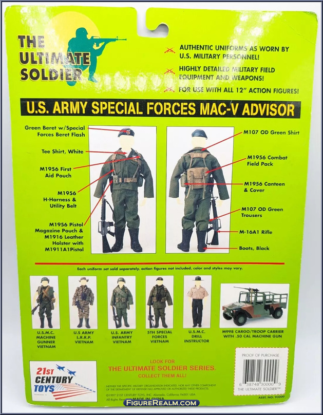 U.S. Army Special Forces MAC-V Advisor - Ultimate Soldier - Accessories ...