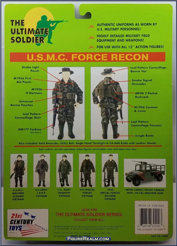 U.S.M.C. Force Recon - Ultimate Soldier - Accessories - 21st Century ...
