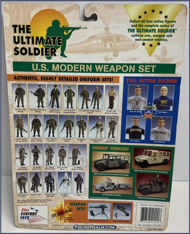 U.S. Modern Weapon Set - Ultimate Soldier - Accessories - 21st Century ...