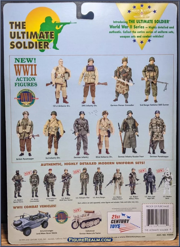 U.S. WWII Weapons Set - Ultimate Soldier - Accessories - 21st Century ...