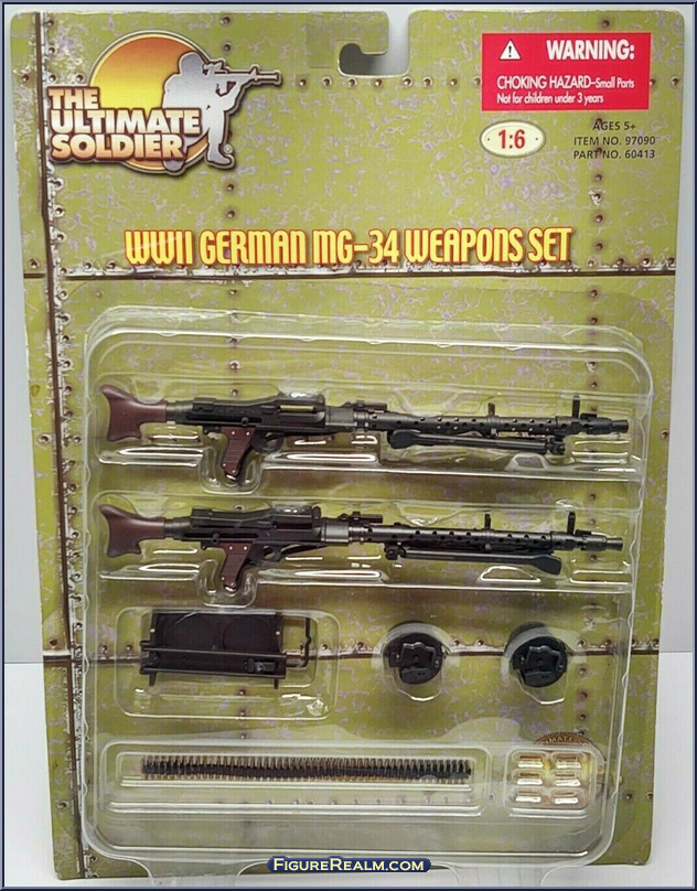 WWII German MG-34 Weapons Set - Ultimate Soldier - Accessories - 21st ...
