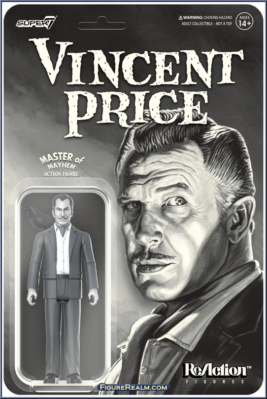 Vincent Price (Grayscale) - Universal Monsters - ReAction Figures ...