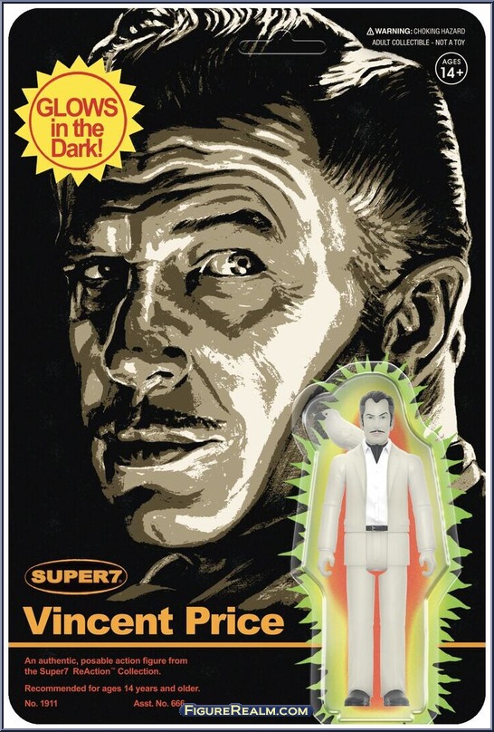 Vincent Price (Monster Glow) - Universal Monsters - ReAction Figures ...