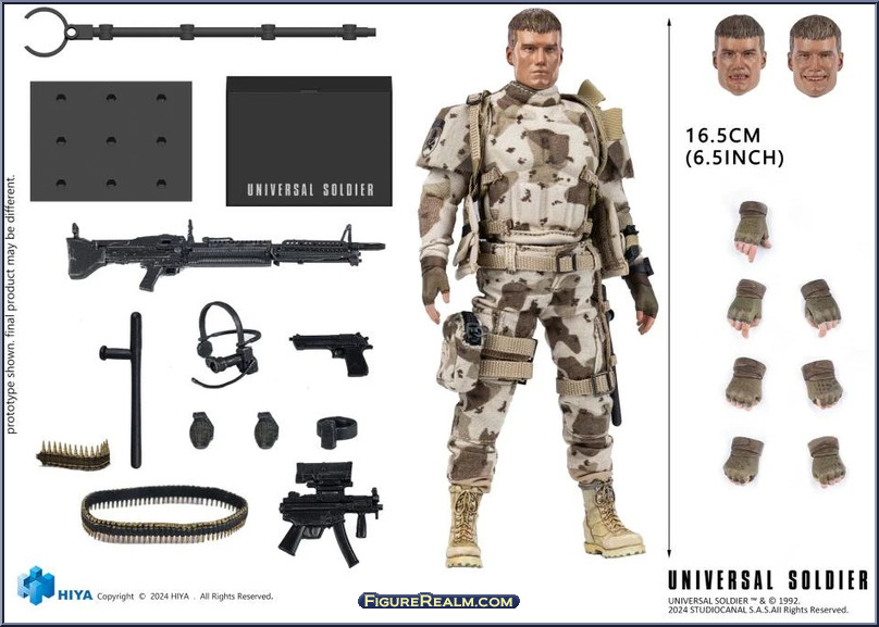 Andrew Scott - Universal Soldier - Basic Series - Hiya Toys Action Figure