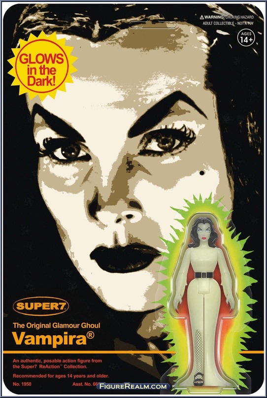 Vampira (Monster Glow) - Vampira - ReAction Figures - Super7 Action Figure